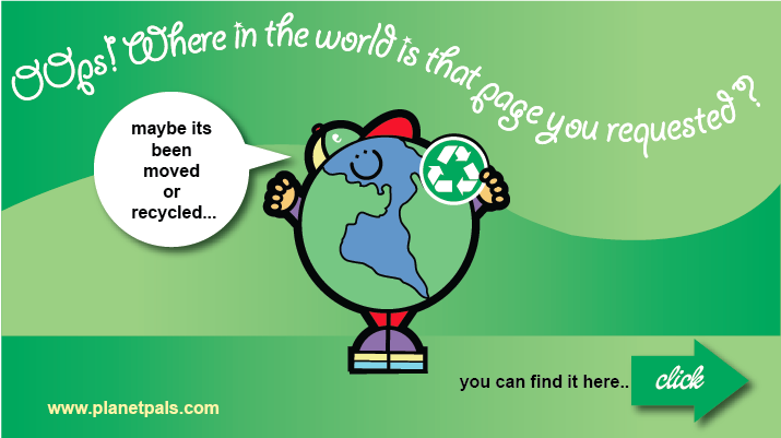 404 error page for planetpals.com